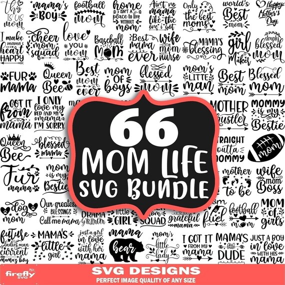 Mom SVG Bundle Mothers Day Svg Mom Life Svg Mama Svg Mom | Etsy