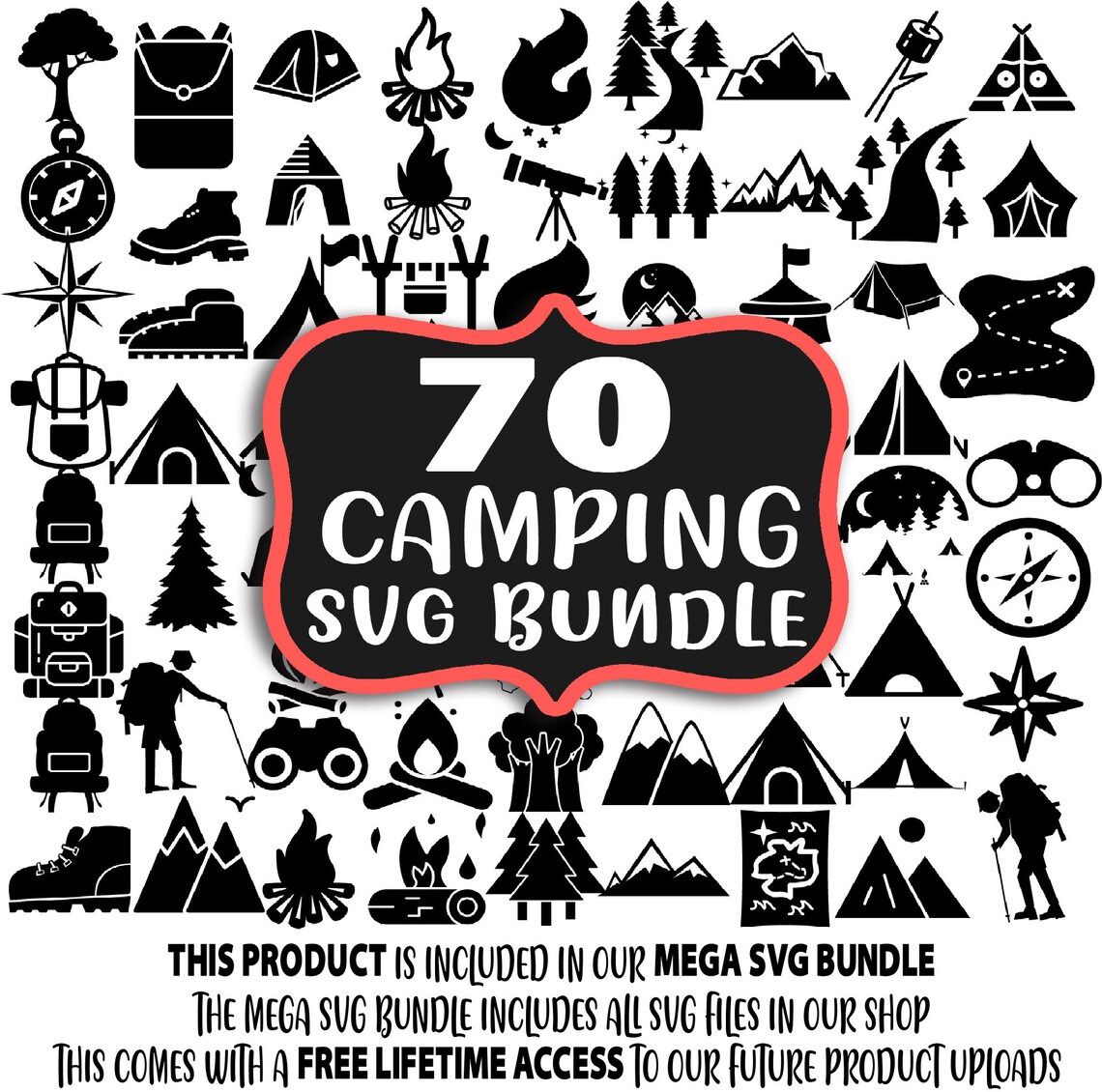 Camping SVG Bundle Camping Svg Camper Svg Happy Camper Svg - Etsy