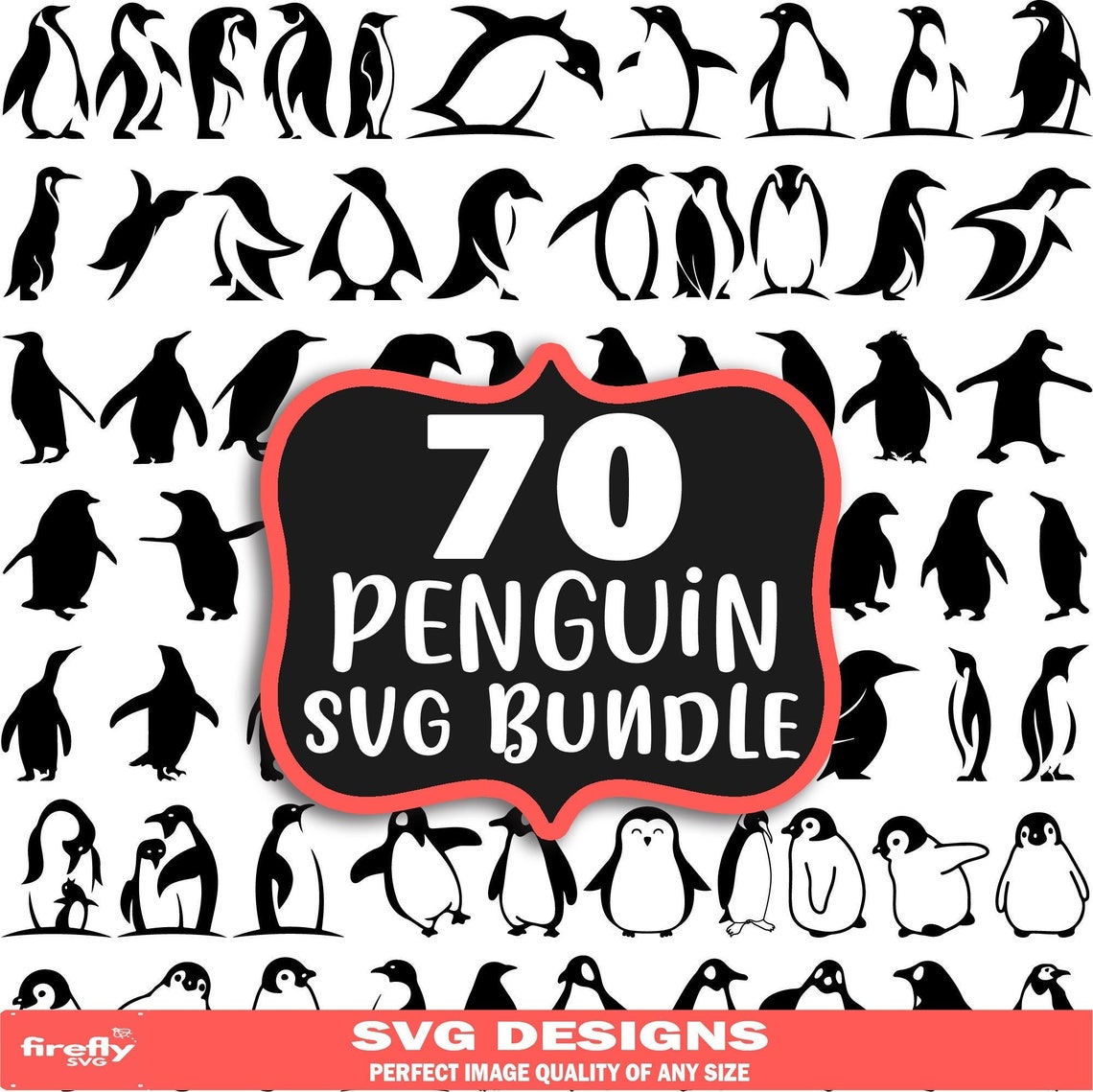 Penguin SVG Bundle Penguin Svg Penguin Clipart Penguin - Etsy