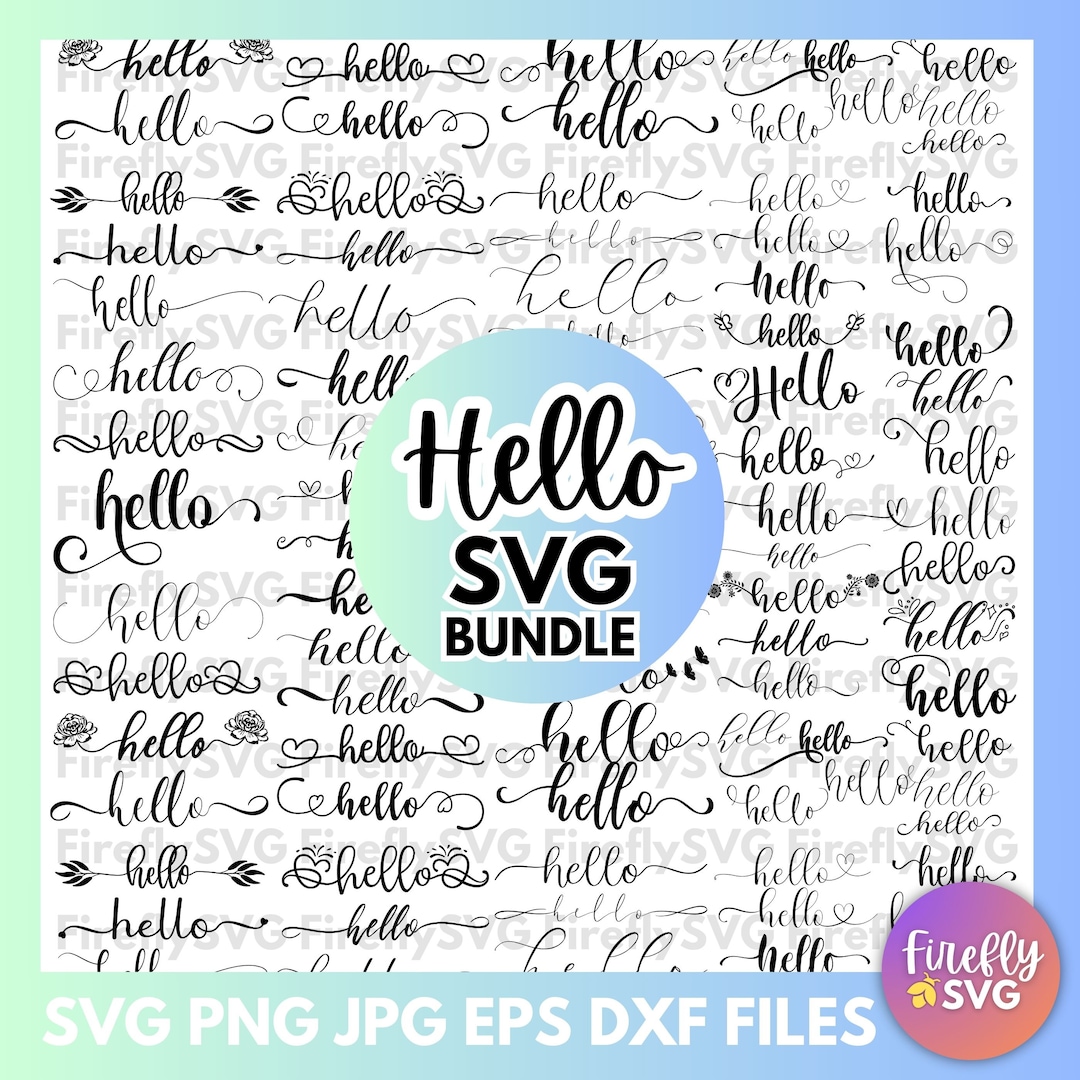 65 Hello Svg Hand Lettered Hello Sign Svg Welcome Svg Door Mat Svg Door ...