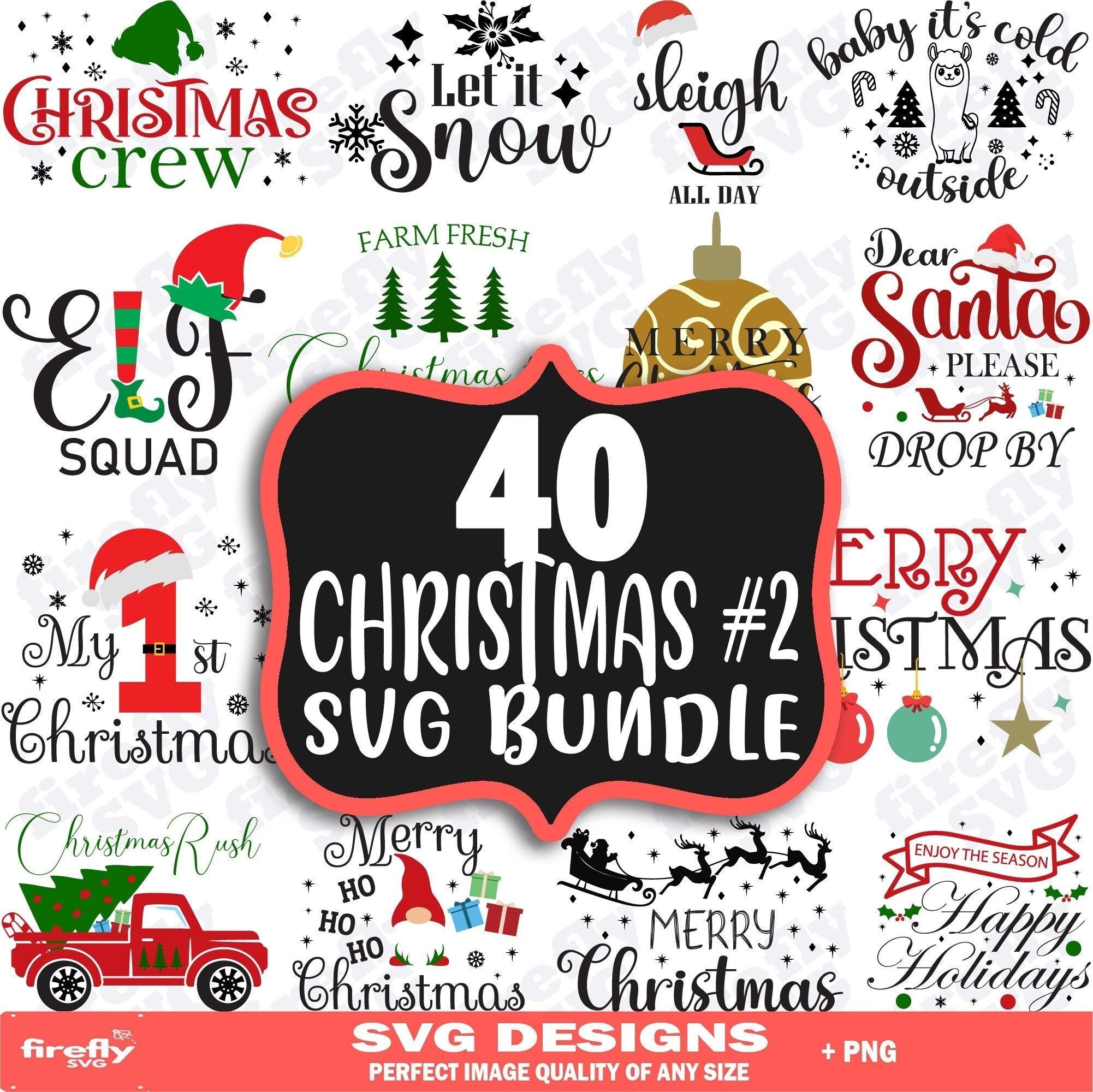 Christmas SVG Bundle Merry Christmas Svg Christmas Svg - Etsy