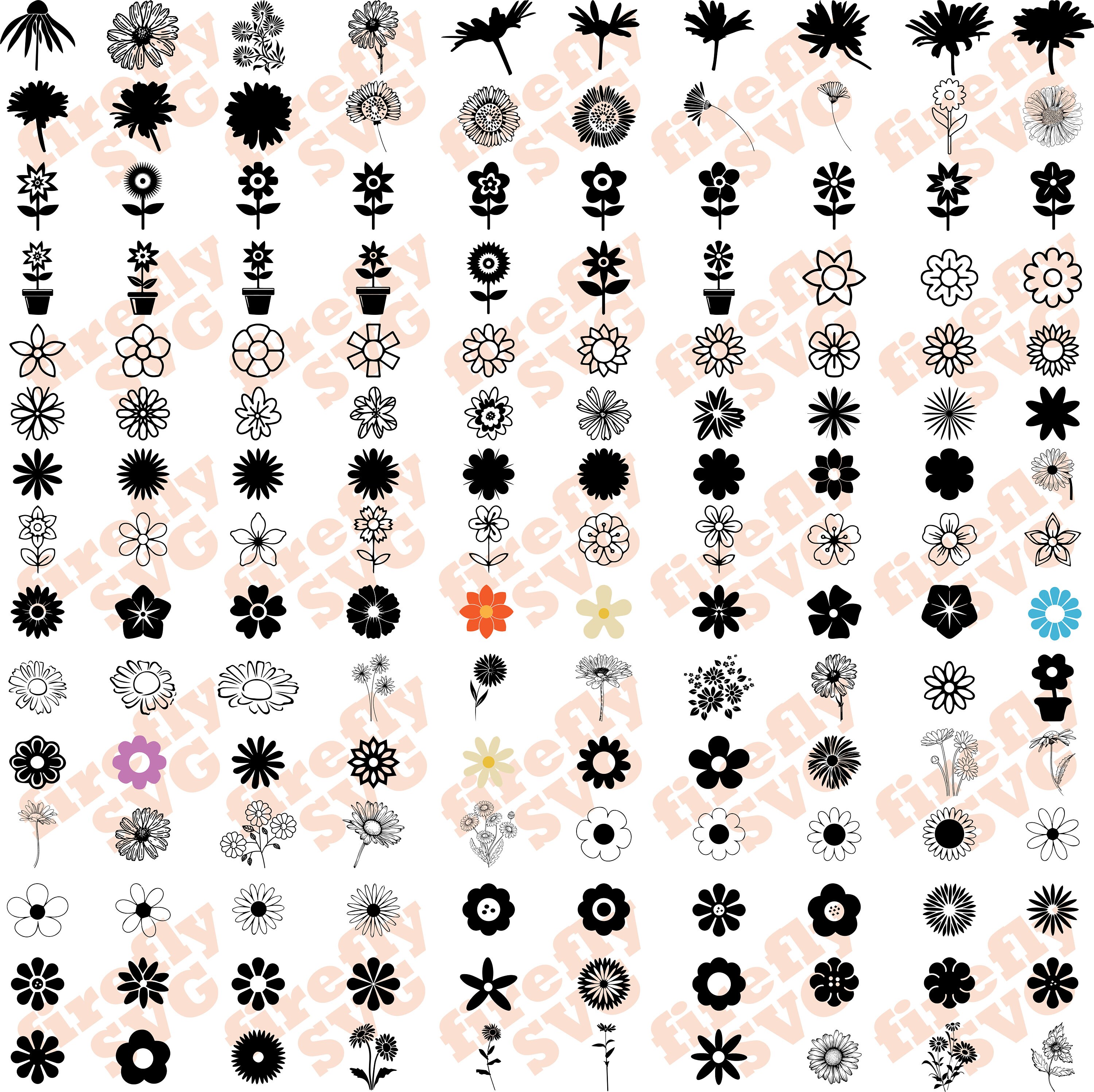 Daisy SVG Bundle, Daisy Flower Svg, Daisy Svg, Daisy Clipart, Svg Files ...