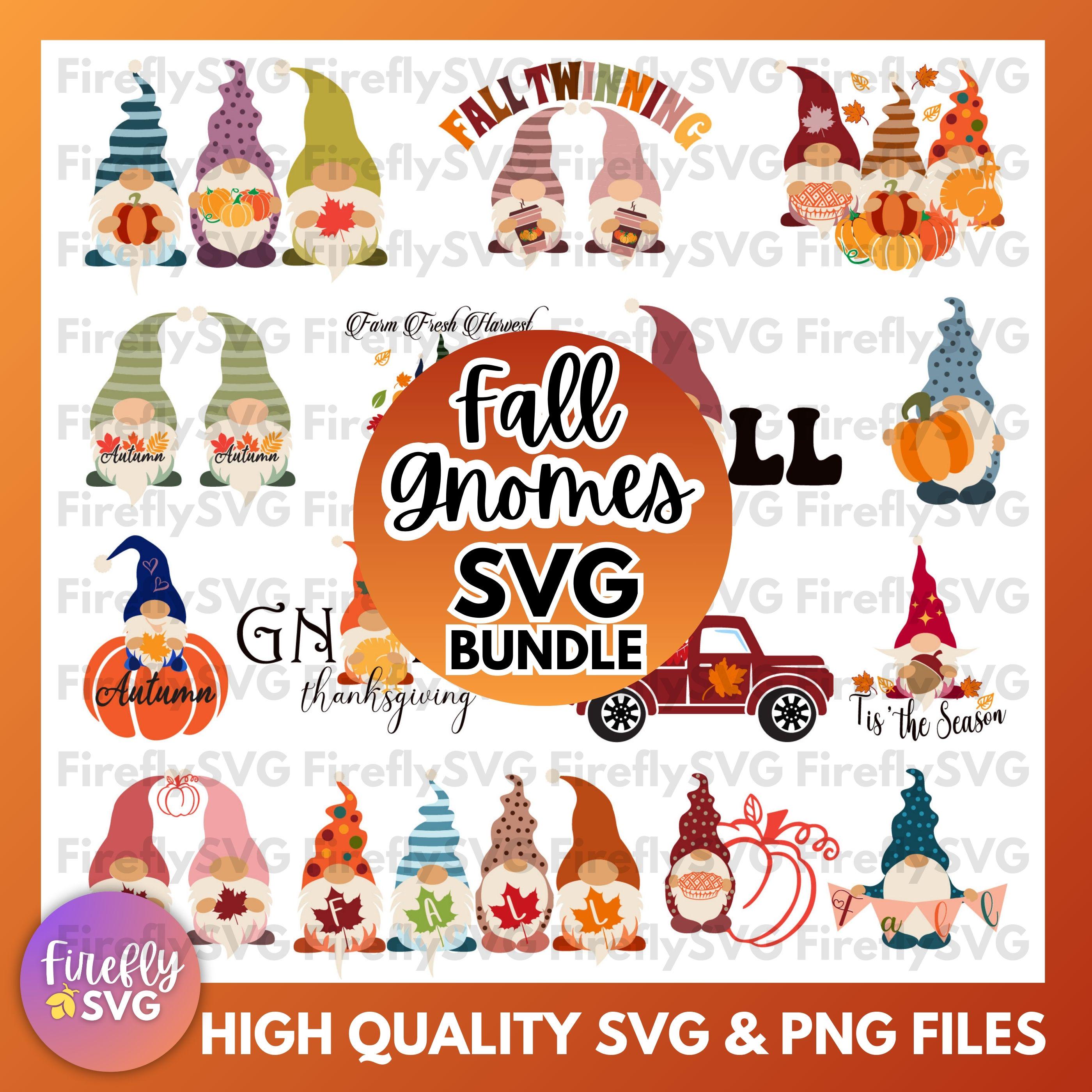 Fall Gnomes SVG Bundle, Fall Svg, Gnomes, Autumn Gnomes Svg, Hello Fall ...