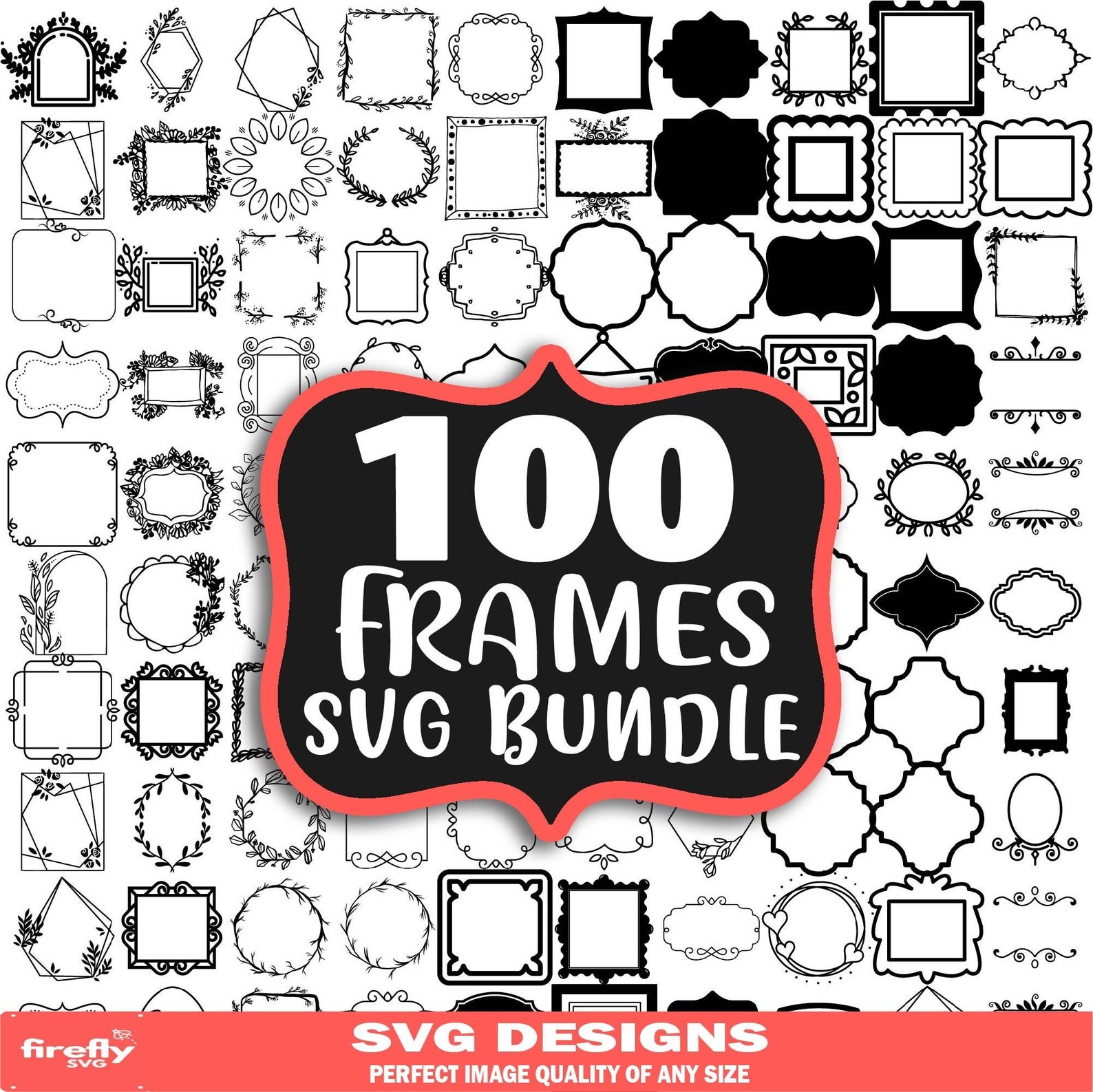 Frame SVG Bundle Circle Frame Svg Svg Files for Cricut - Etsy