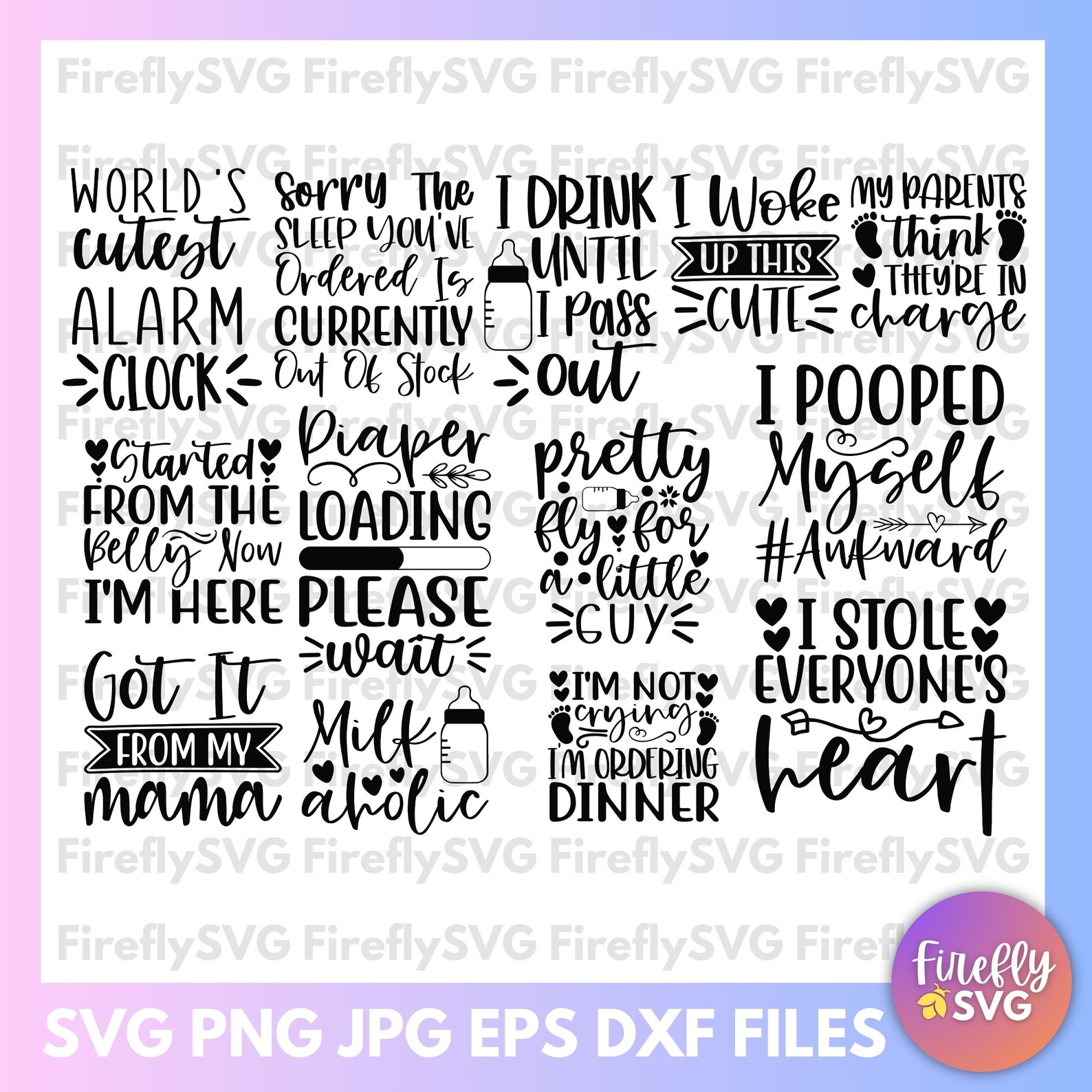 30 Baby SVG Bundle Baby Girl Svg Baby Boy Svg Baby Newborn Svg Baby ...