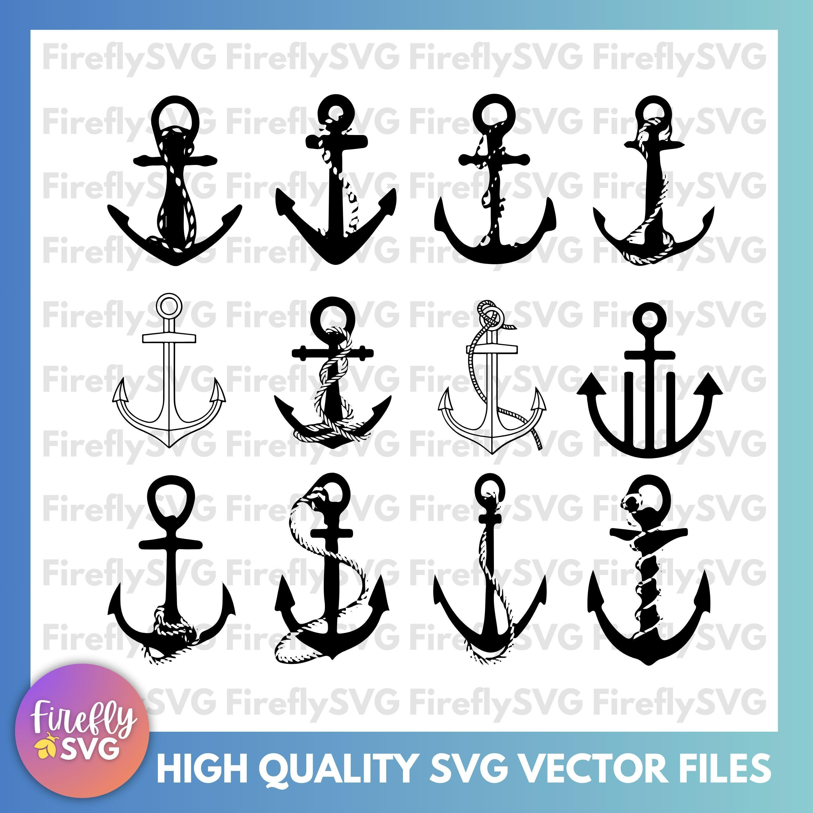 Anchor SVG Bundle, Svg, Ocean Svg Bundle, Nautical Svg Bundle, Svg ...