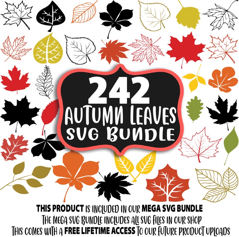 Autumn Leaves SVG Bundle Autumn Svg Fall Svg Bundle Fall - Etsy