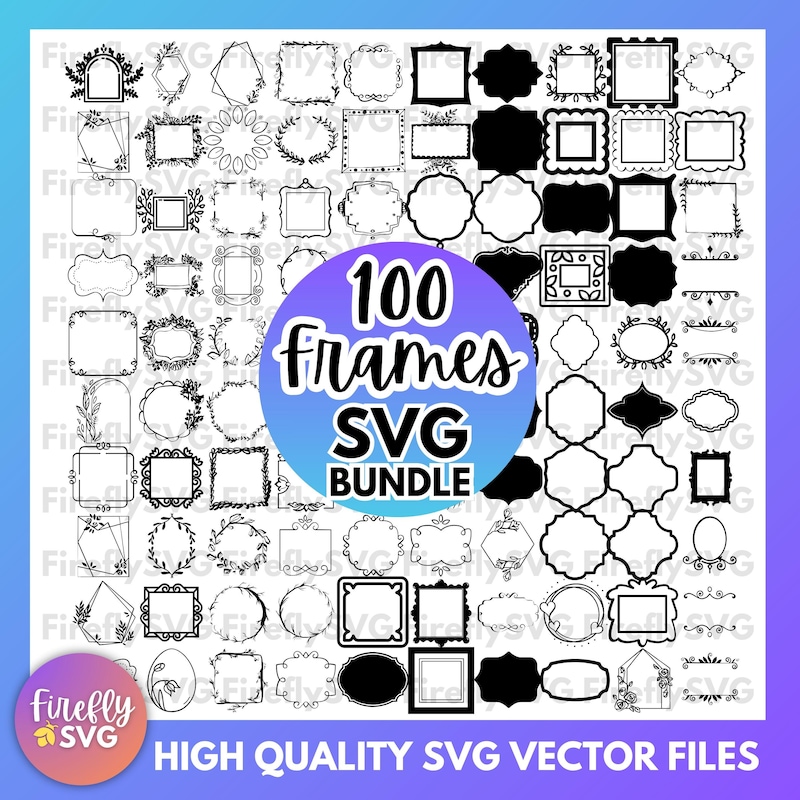 Picture Frame Svg - Etsy