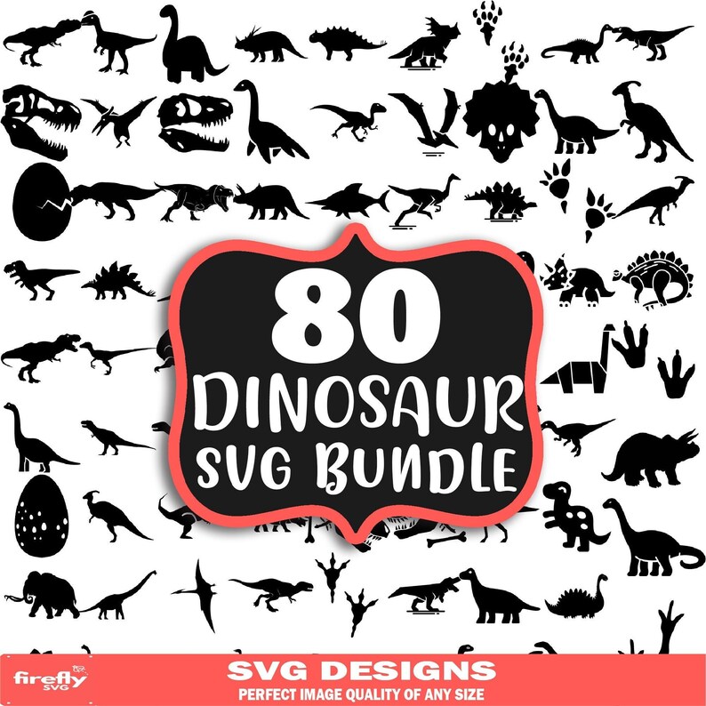 Dinosaur SVG Bundle, Svg Files for Cricut, Dinosaur Svg, Dino Svg, Dino ...