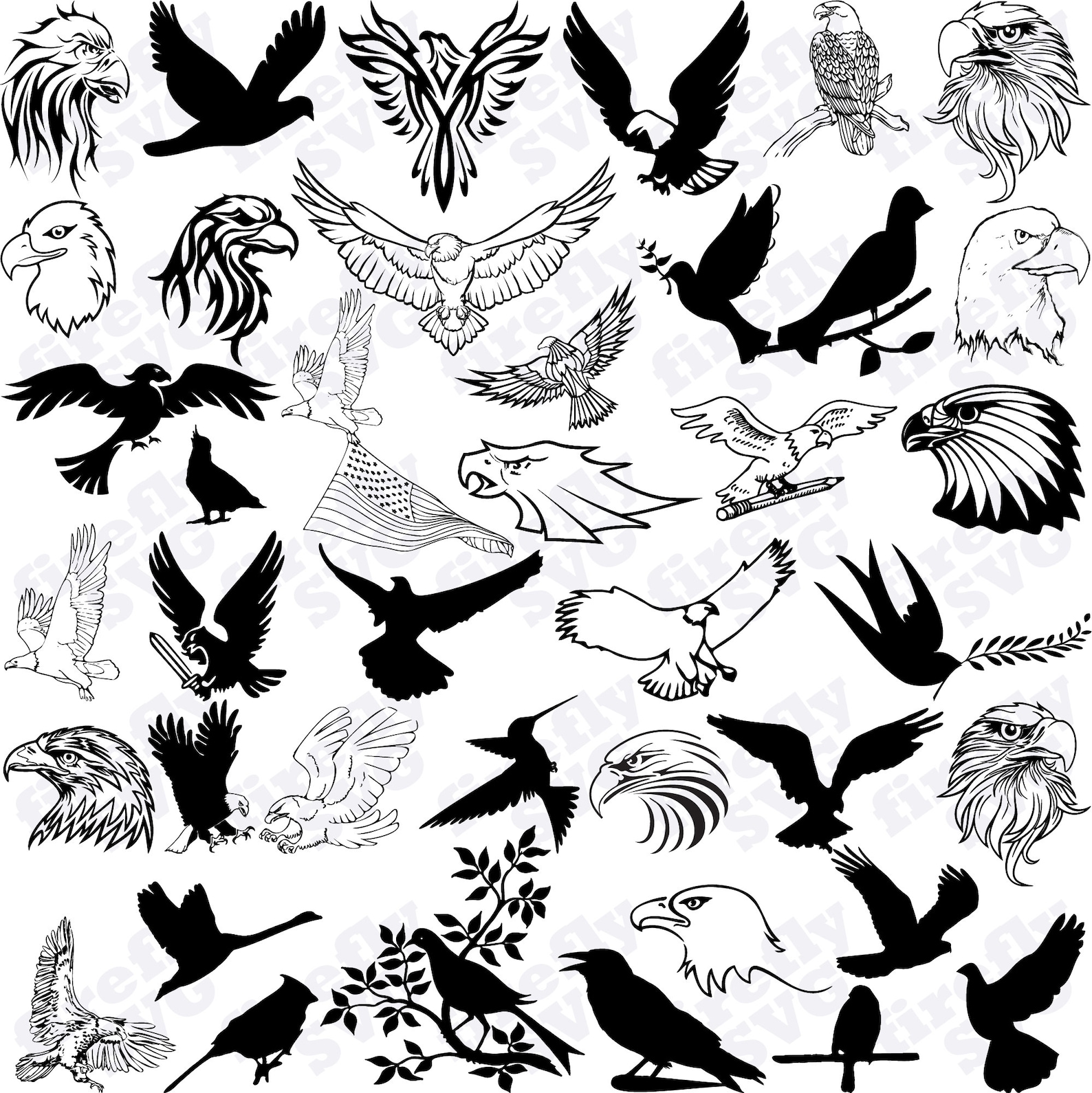 Eagle SVG Bundle, Eagles Svg, Eagle Head Svg, Bald Eagle Svg, Eagle Cut ...