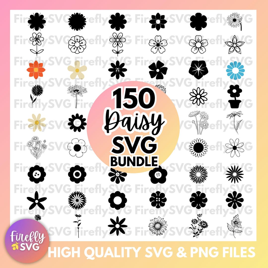 Daisy SVG Bundle, Daisy Flower Svg, Daisy Svg, Daisy Clipart, Svg Files ...