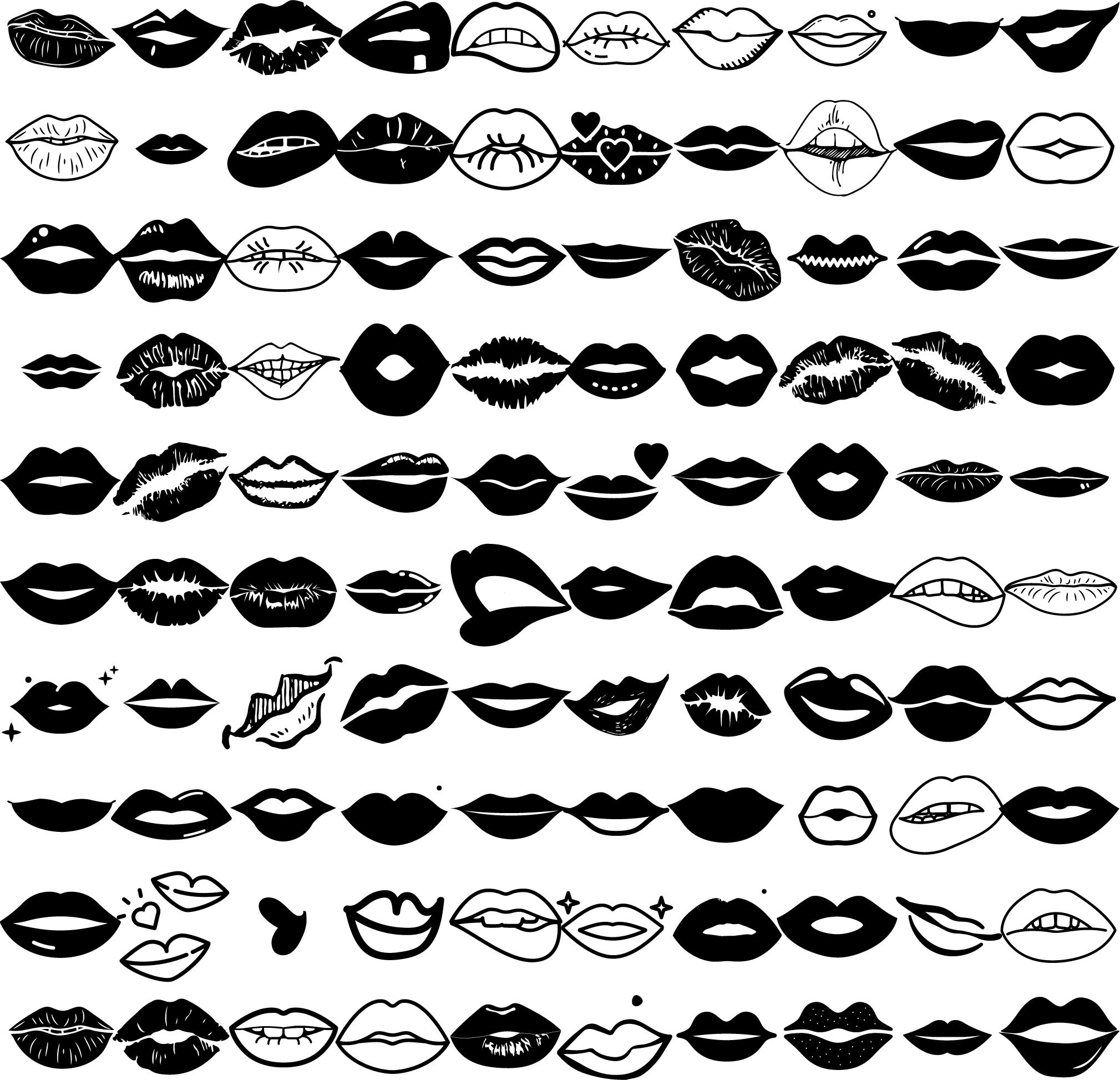 Lips SVG Lips SVG Bundle Dripping Lips SVG Svg Bundle - Etsy