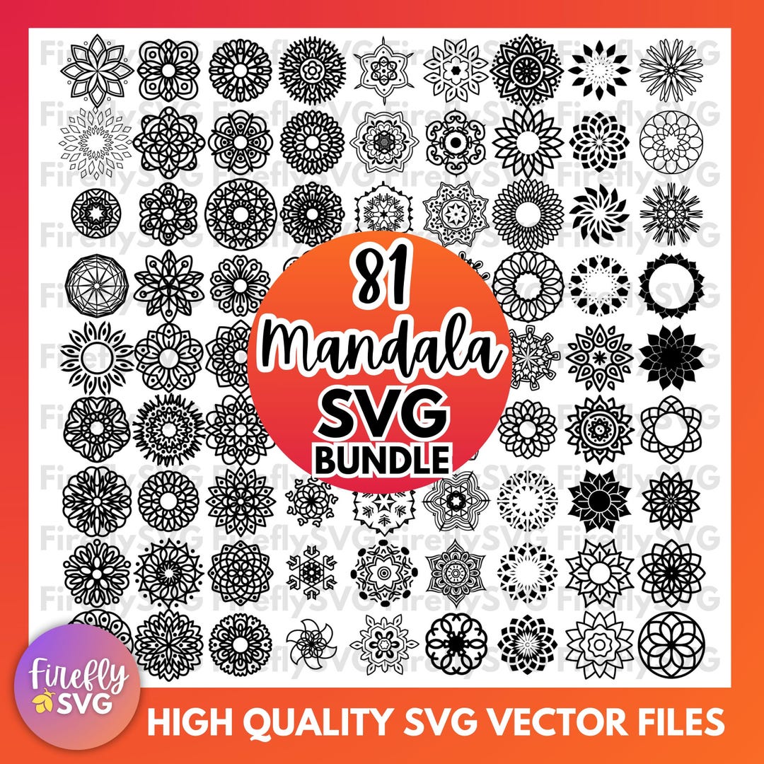 Mandala SVG Bundle, Svg Files for Cricut, Svg, Mandala Svg, Mandala ...