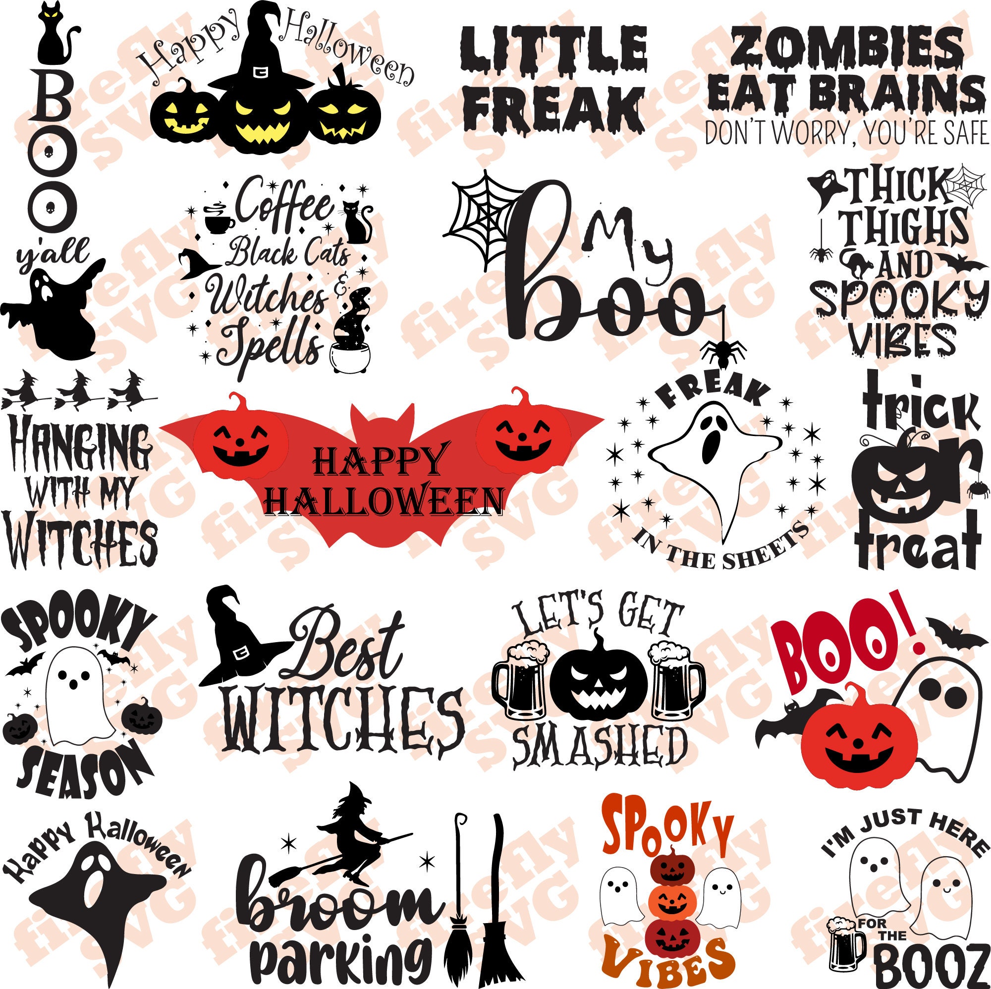 Halloween SVG Bundle Halloween Svg Witch Svg Ghost Svg Halloween Shirt ...