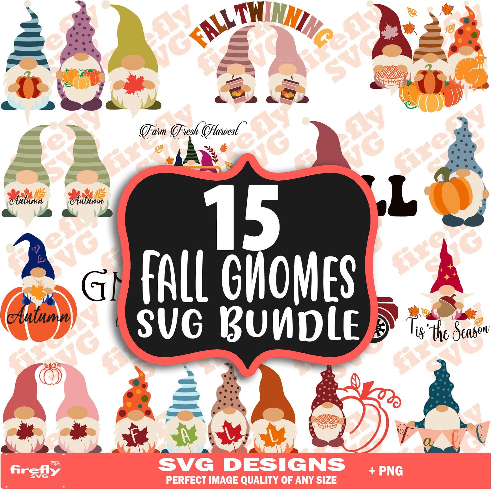 Fall Gnomes SVG Bundle, Fall Svg, Gnomes, Autumn Gnomes Svg, Hello Fall ...