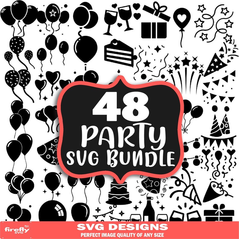 Party SVG Bundle Birthday Svg Bundle Happy Birthday Svg Svg - Etsy