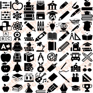 School SVG Bundle, School Svg, Teacher Svg, First Day of School, Svg ...