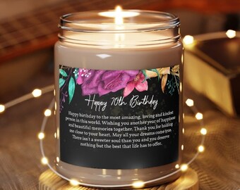 70 Birthday Candle - Etsy