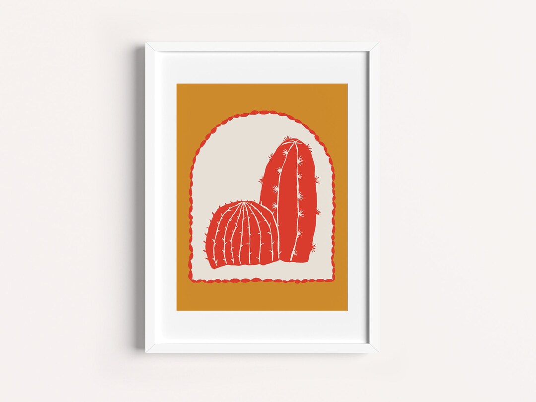 Cactus Poster Digital Printable Poster Digital Download Poster Download ...