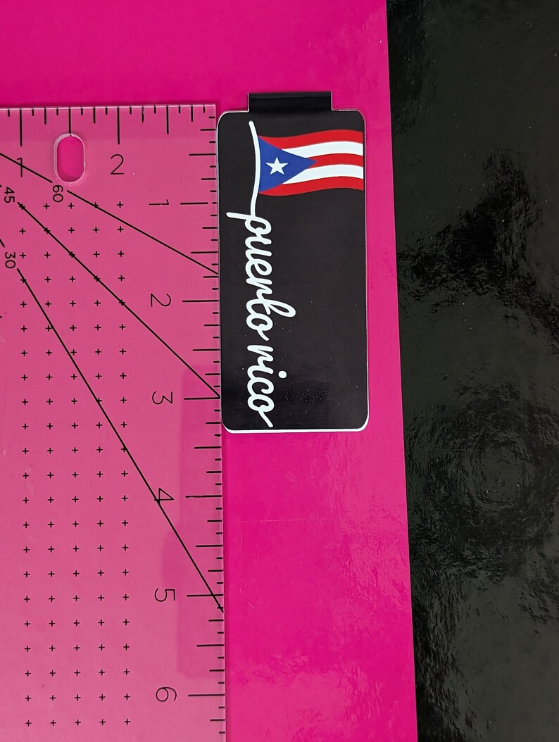 Magnetic Bookmark Puerto Rico Bookmark Placeholder Textbook - Etsy