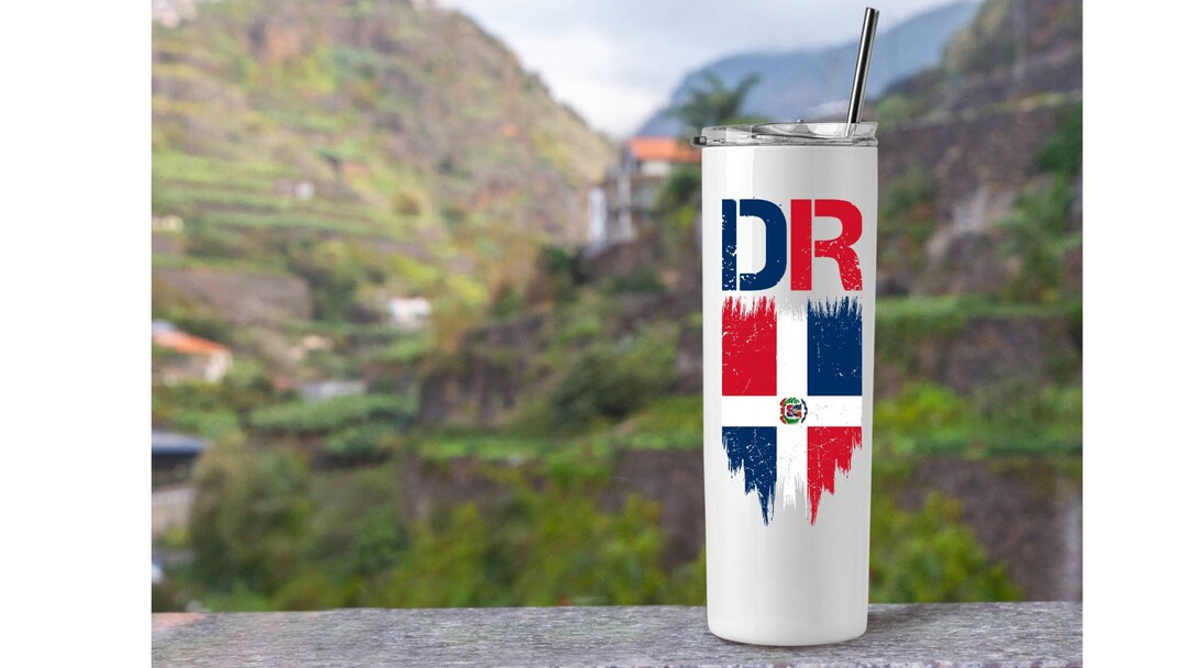 Dominican Republic Tumbler, Custom Dominican Cup, Drink Wear, Latino ...