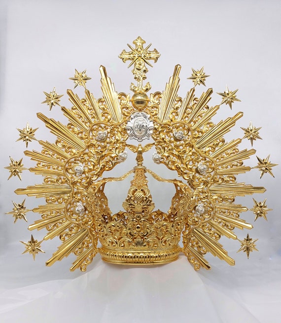 Crown for Virgin of Sevillian Goldsmith - Etsy