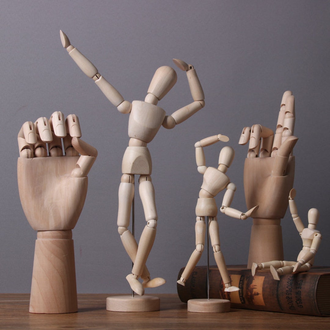 Creative Cute Puppet Man Wooden Table Decoration - Etsy