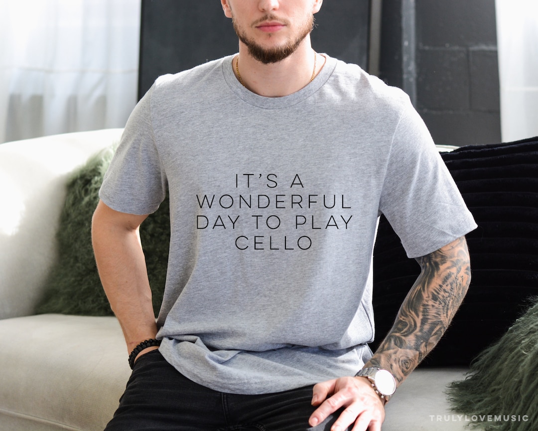 Cello Tshirt - Cello Gift for Him Her Men Women Cellist - Music Lover ...