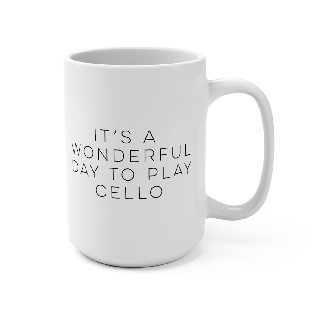Cello Mug - Cello Gift for Him Her Men Women - Cellist & Music Lover ...