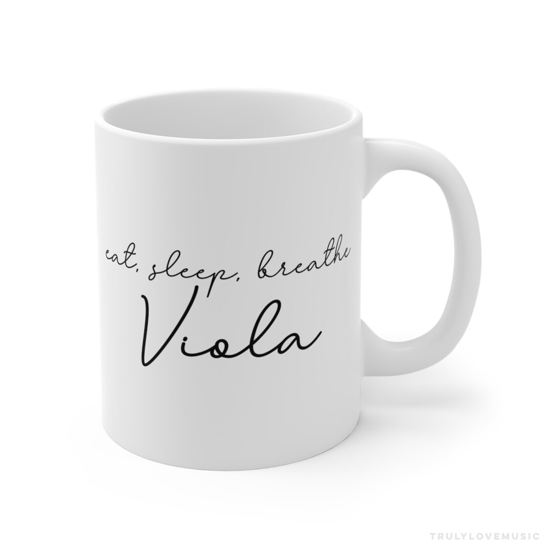 Viola Mug - Funny Viola Gift for Him Her Men Women Teacher Violist 11oz ...