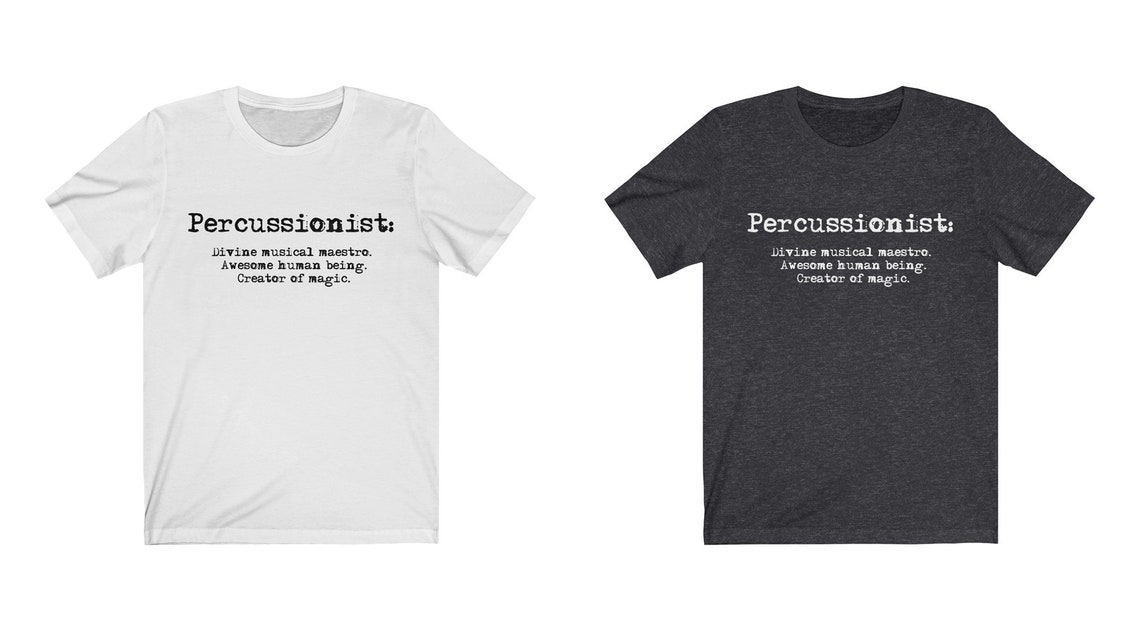 Percussion T Shirt Percussion Gift Gift for Percussion - Etsy