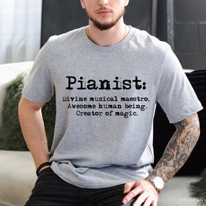 Pianist Tshirt - Pianist Gift - Gift for Piano Teacher, Pianist or ...