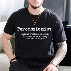 Percussion T Shirt - Percussion Gift - Gift for Percussion Player ...