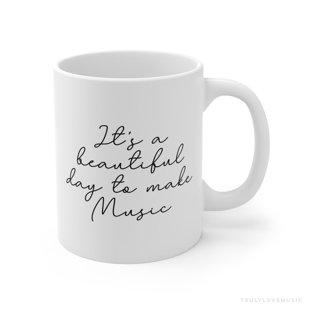 Music Mug - Musician & Music Lover Gift for Him Her Men Women Teacher ...