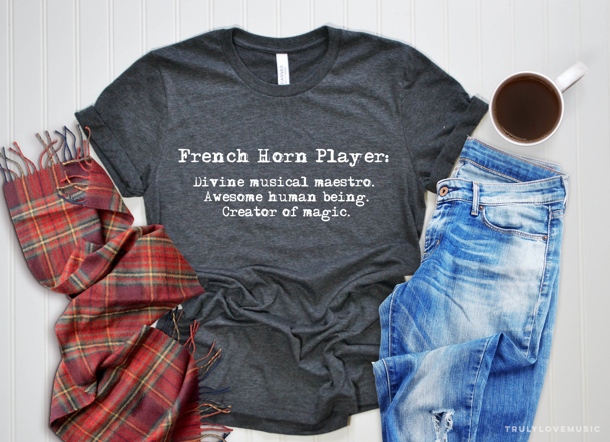 French Horn T Shirt - French Horn Gift - Gift for French Horn Player ...