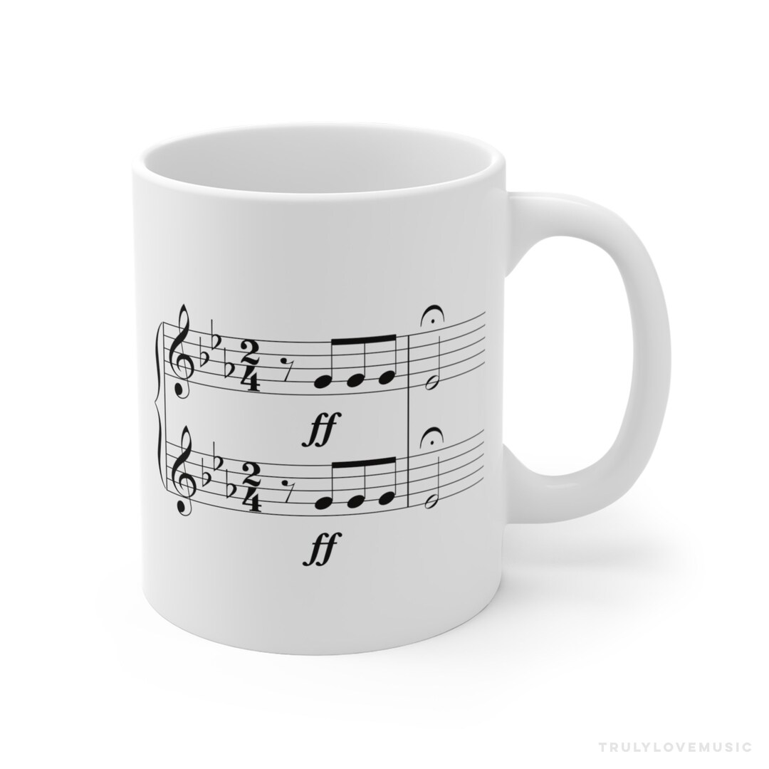 Beethoven Mug - Music Mug Gift for Him Her Men Women Musician Teacher ...