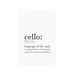 Cello Poster - Cello Wall Art - Decor Gift for Cellists and Cello ...