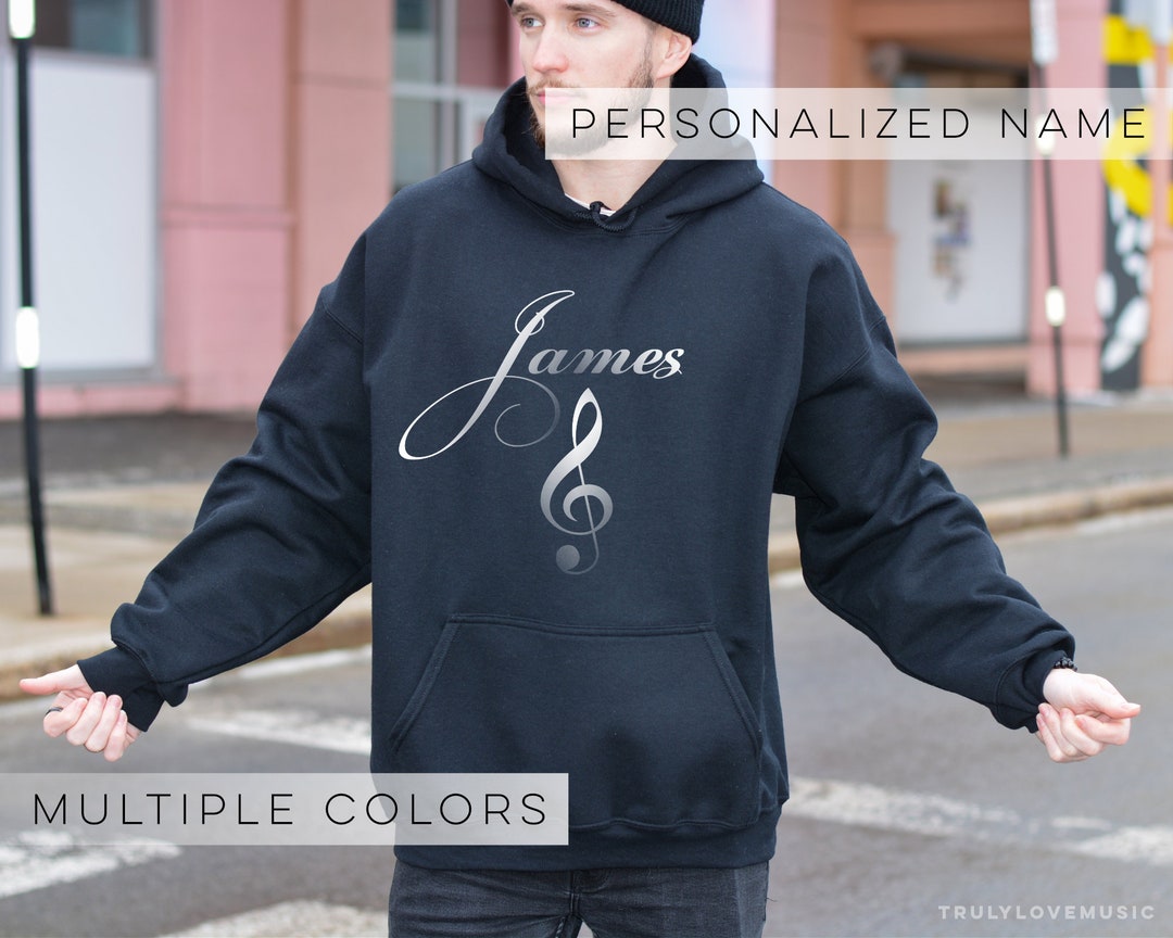 Personalized Music Gift Custom Personalised Hoodie Sweater Sweatshirt ...