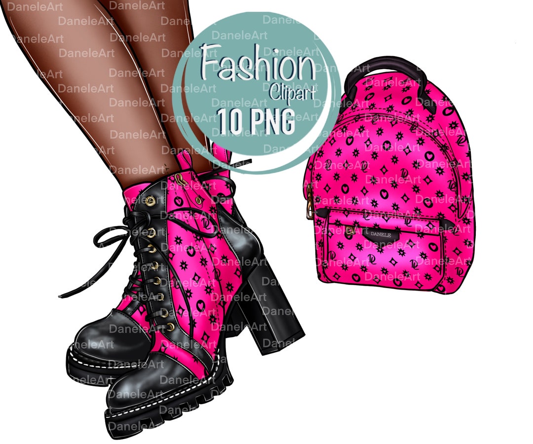 Fashion Clipart Set - Bag, Shoes, Backpack, Purse, Designer ...