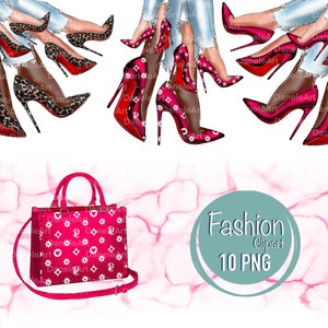 Fashion Clipart Set - Bag, Shoes, Backpack, Purse, Designer ...