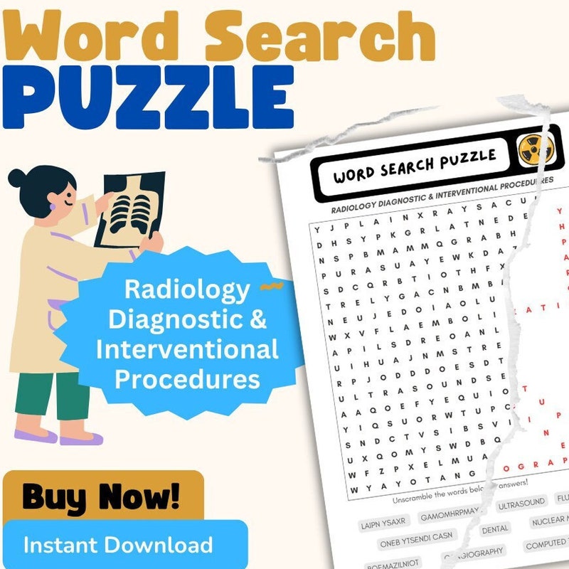 Radiology Week Games - Etsy