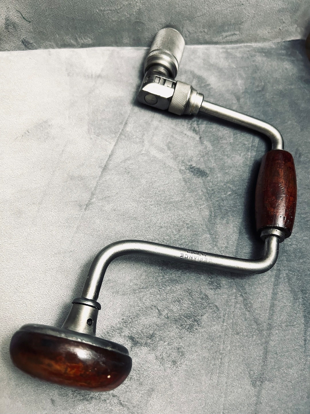 MADE in USA. Vintage DEFIANCE by Stanley Handyman Hand Drill. 13" Long ...