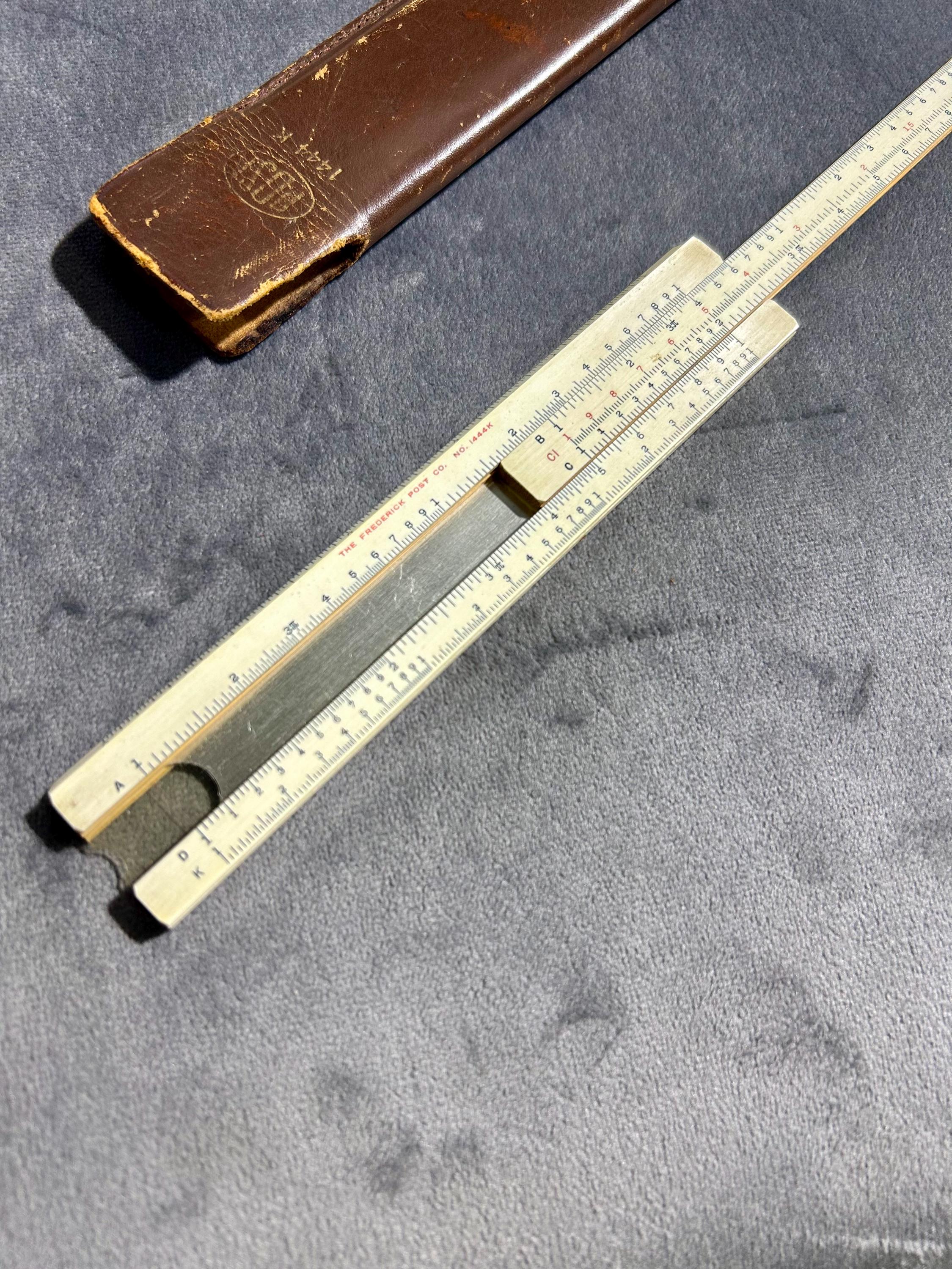 MADE in JAPAN. Vintage Slide-ruler. the Frederick Post Co. No 1444K. in ...