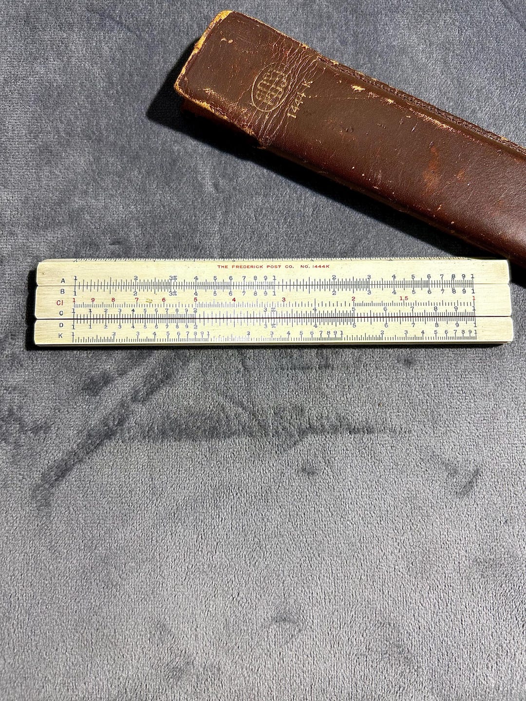 MADE in JAPAN. Vintage Slide-ruler. the Frederick Post Co. No 1444K. in ...