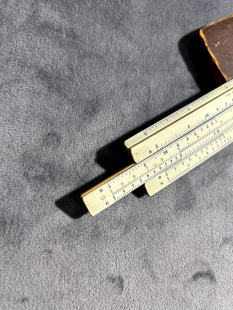 MADE in JAPAN. Vintage Slide-ruler. the Frederick Post Co. No 1444K. in ...