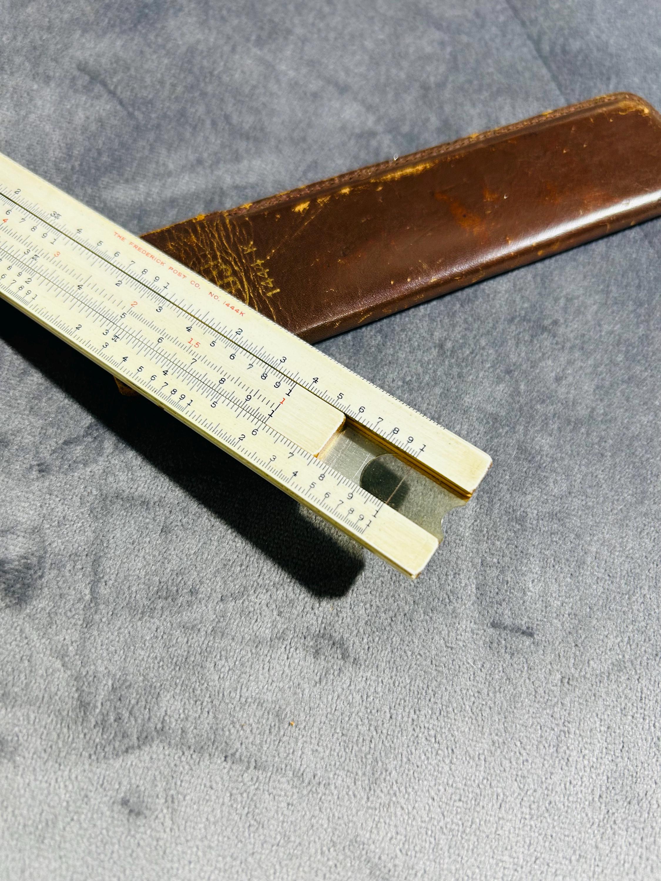 MADE in JAPAN. Vintage Slide-ruler. the Frederick Post Co. No 1444K. in ...