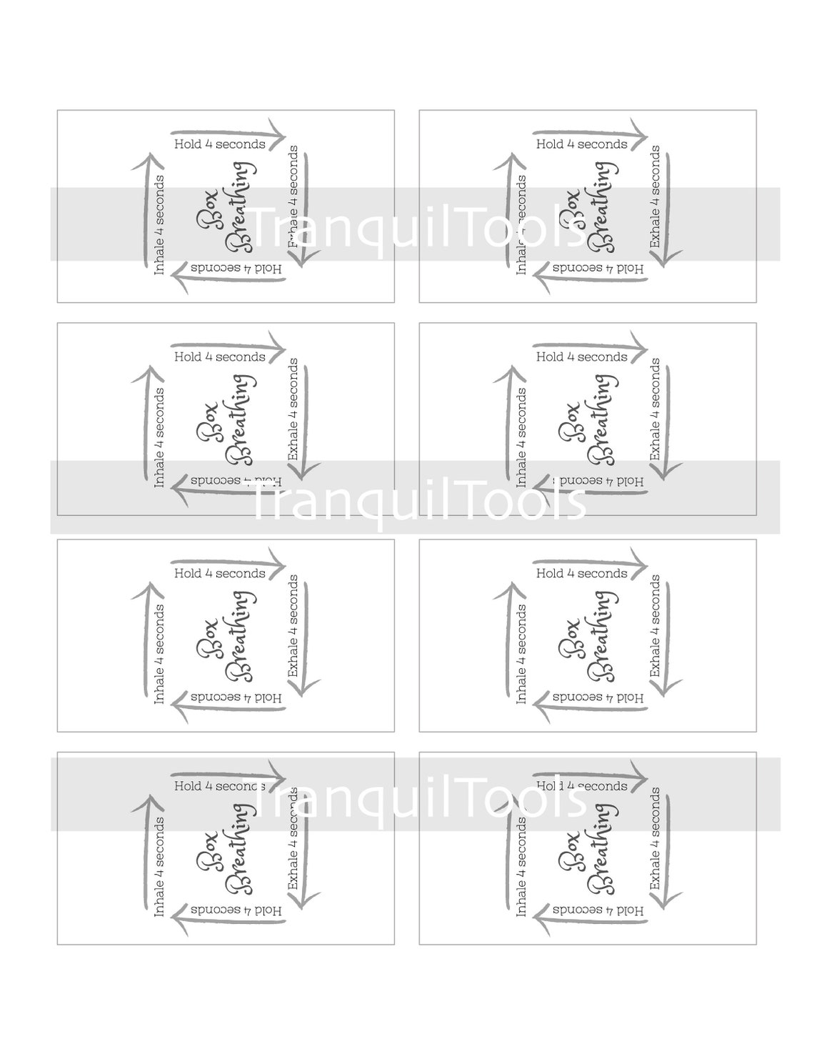 Grounding Techniques Set 1 Wallet Sized Coping Cards PDF, Printable ...