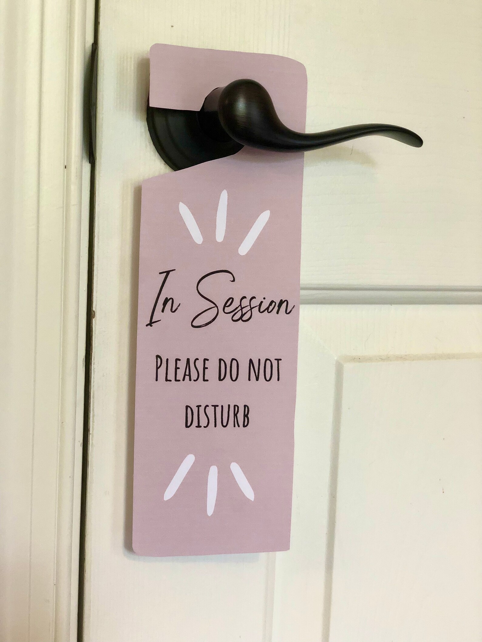 Printable in Session Sign for Therapist or Counselor, in Session Door ...