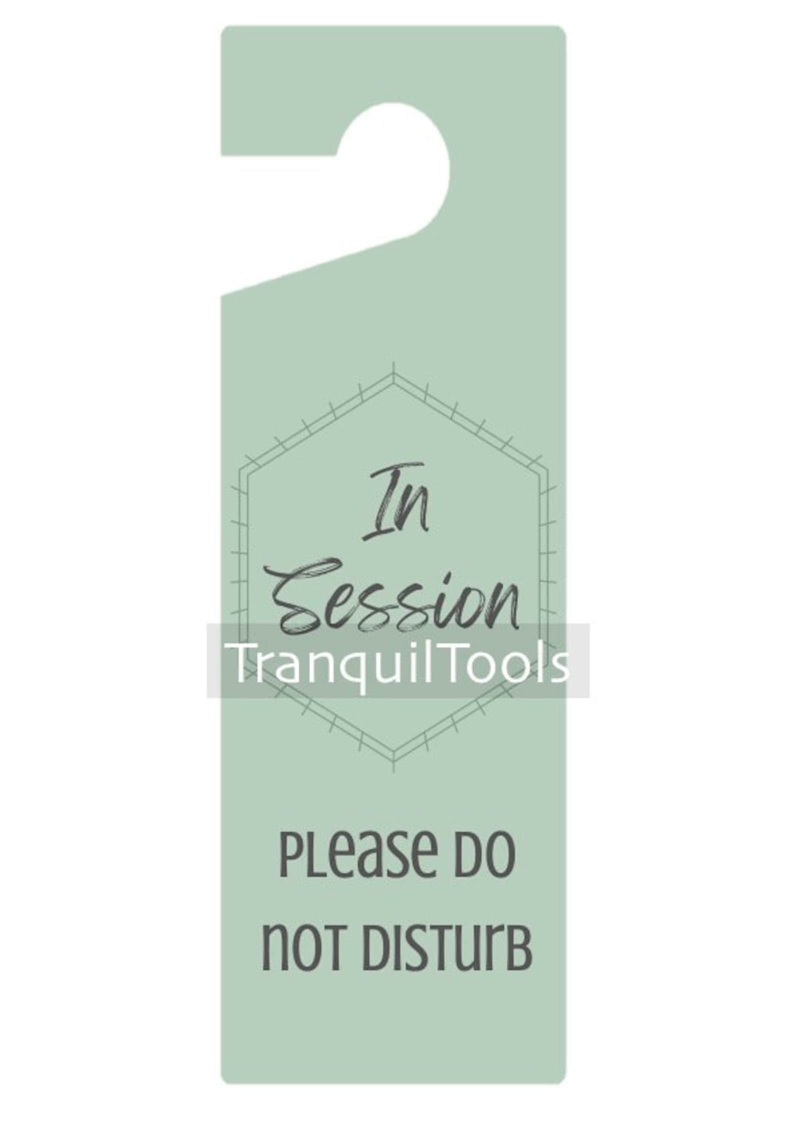 Printable in Session Sign for Therapist or Counselor, in Session Door ...