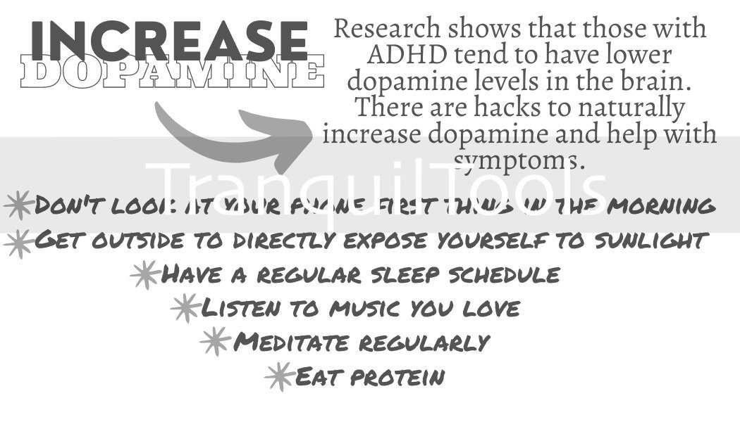 Printable ADHD Coping Skills Card, Wallet Sized, Therapist Printable ...